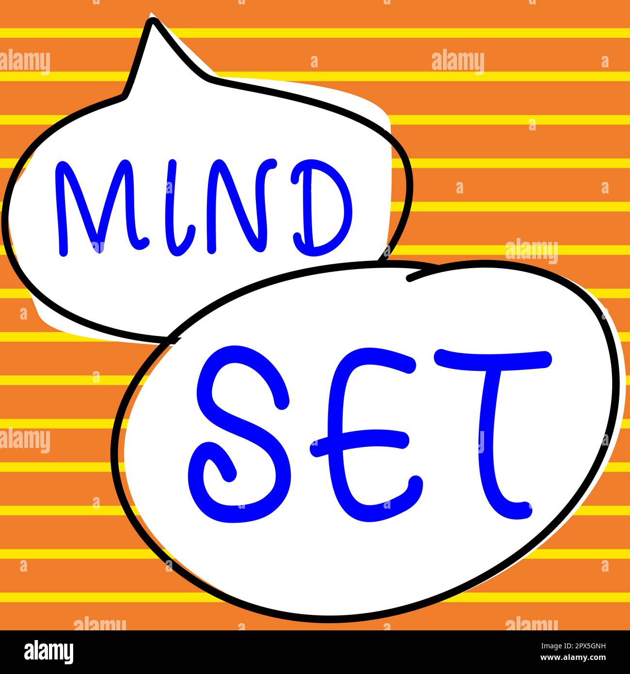Conceptual caption Mind Set, Word for A standard thought of a person of ...