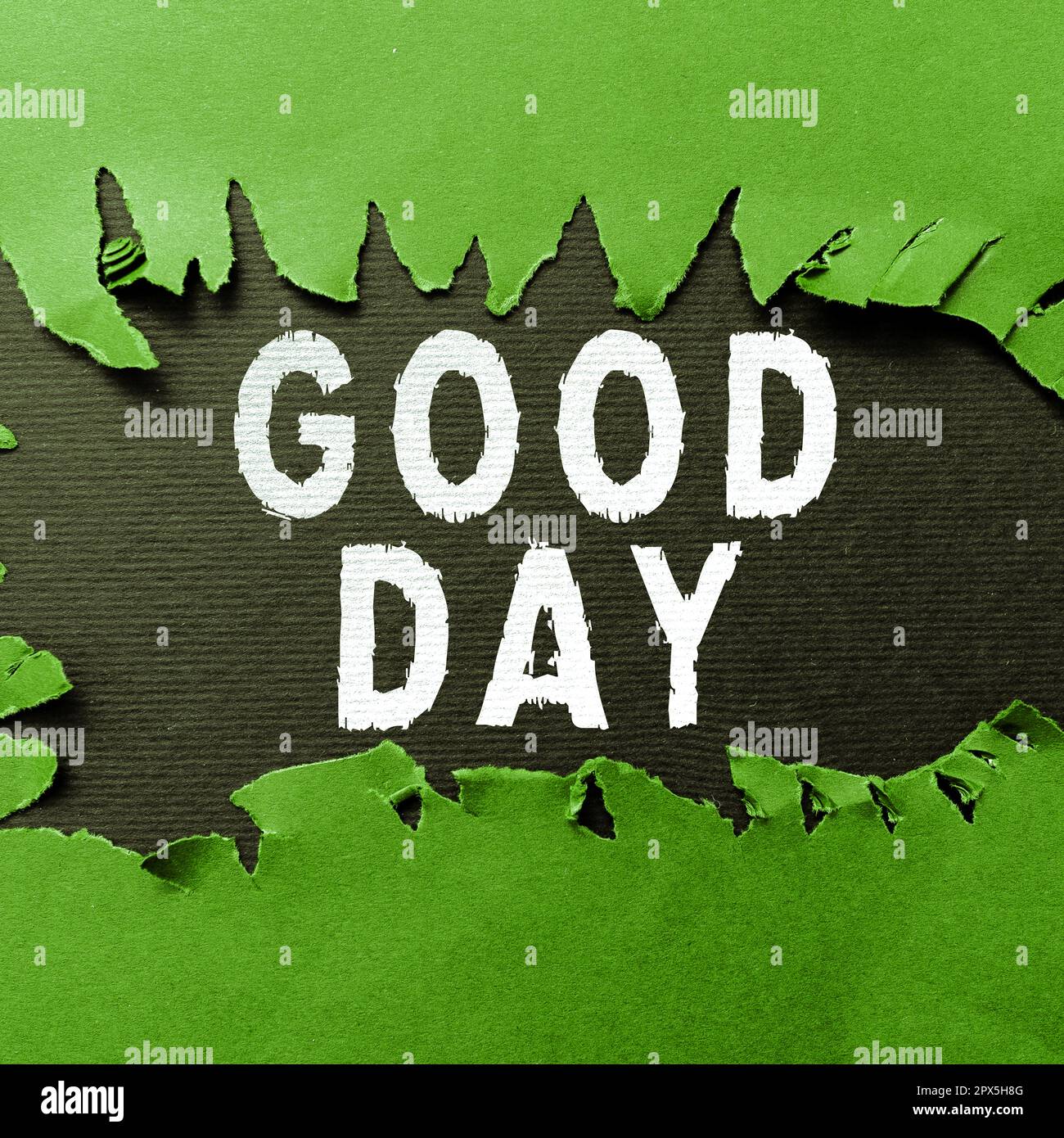 Text caption presenting Good Day, Word Written on Enjoying the moment ...