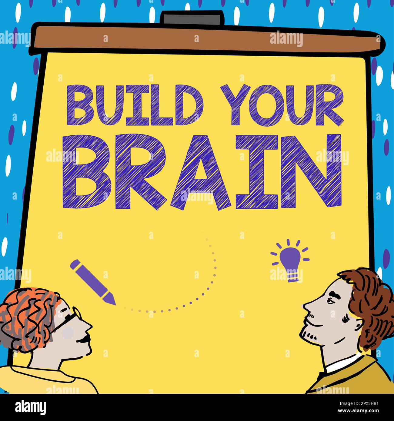 Sign displaying Build Your Brain, Business overview mental activities ...