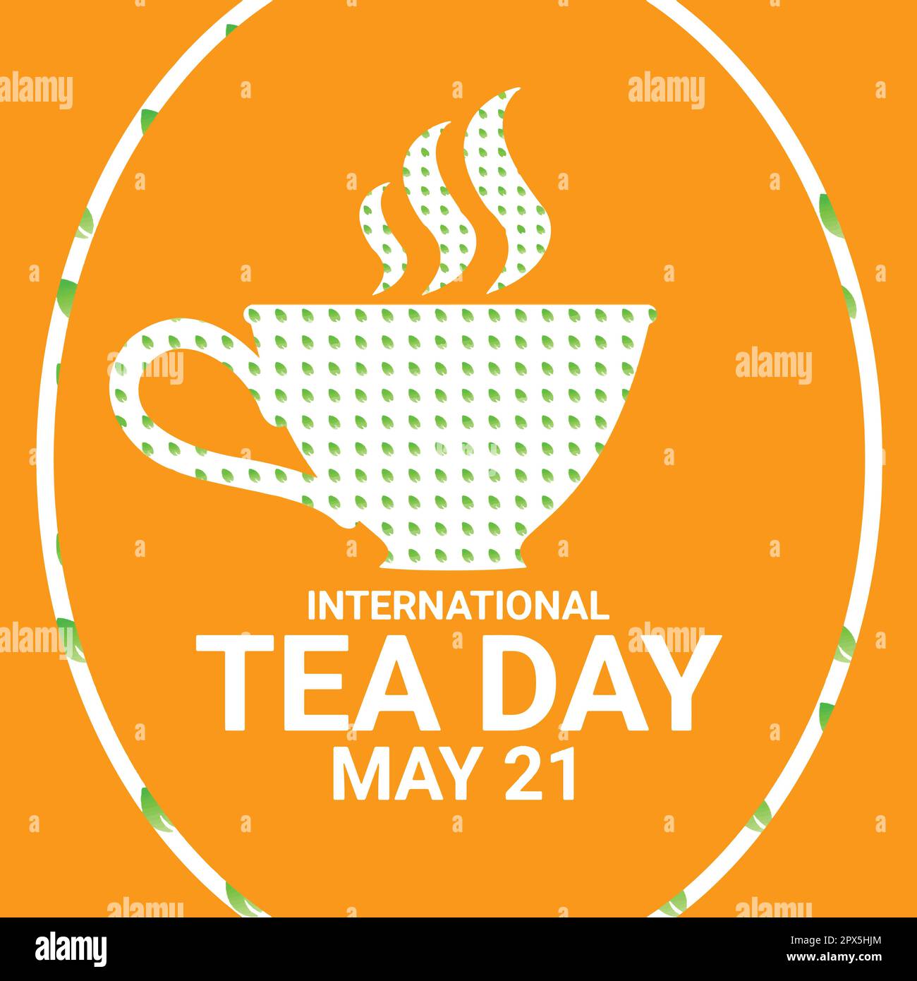 International Tea Day. May 21. Vector illustration. Suitable for ...