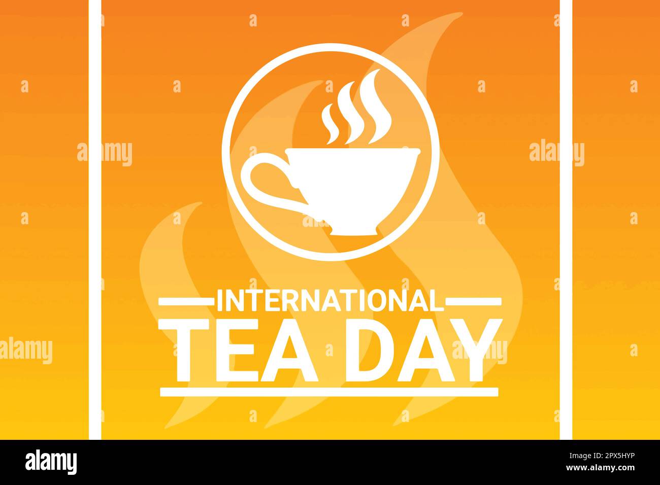 International Tea Day. Vector Illustration. Suitable for greeting card ...