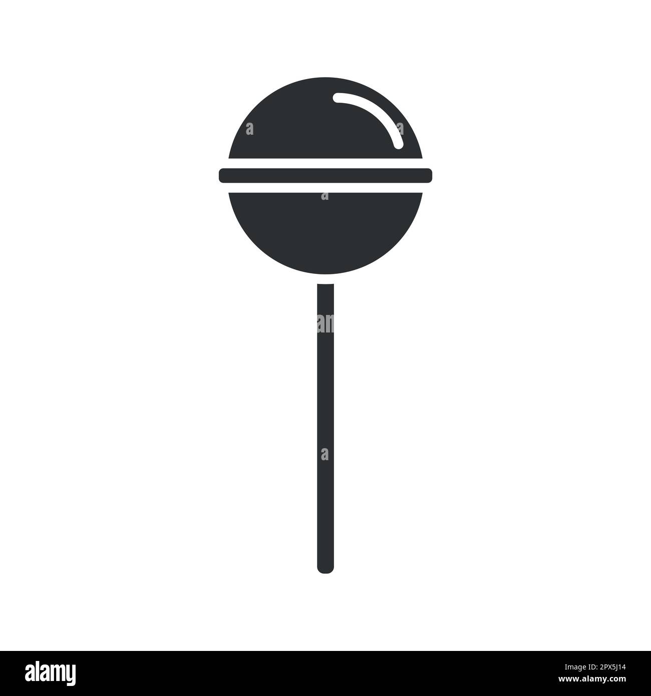 Vector flat lollipop candy isolated on white background Stock Vector ...