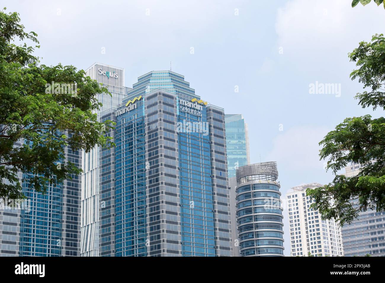 Exterior view of the building and logo of the state-owned enterprise ...