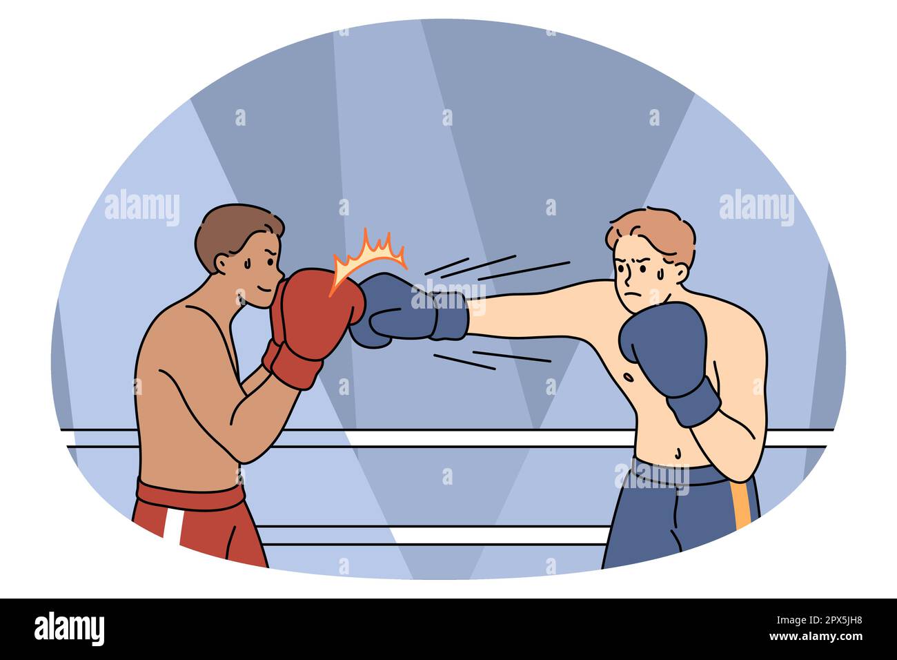 Thai boxers Stock Vector Images - Alamy