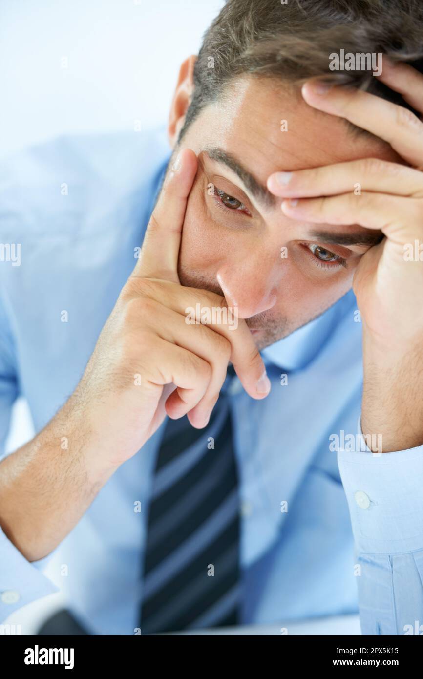 The modern professional. a handsome young businessman at work Stock ...