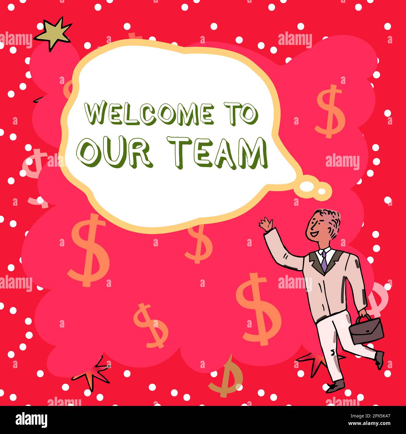 Sign displaying Welcome To Our Team, Word for introducing another ...