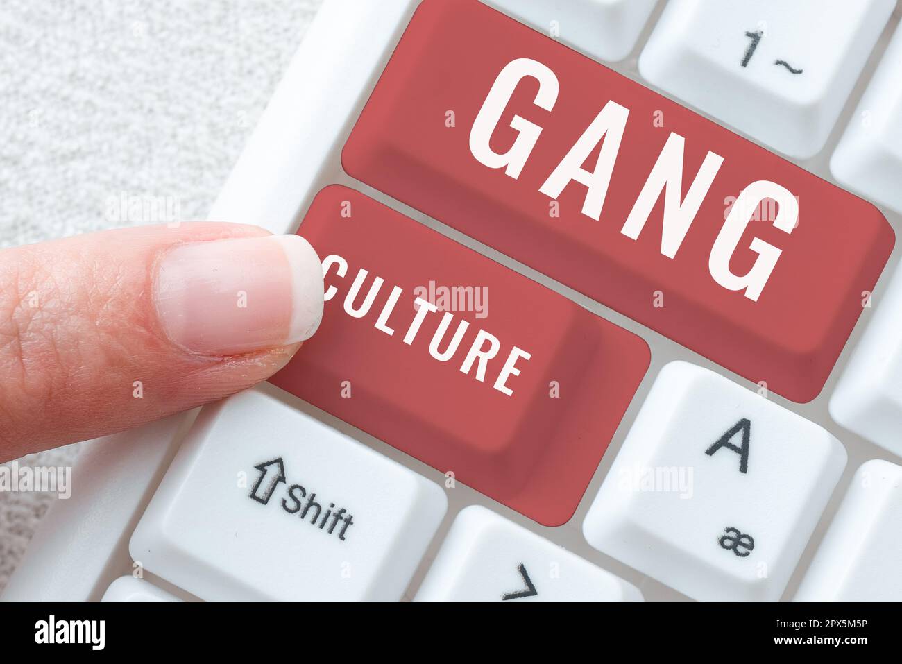 Text caption presenting Gang Culture, Business concept particular ...