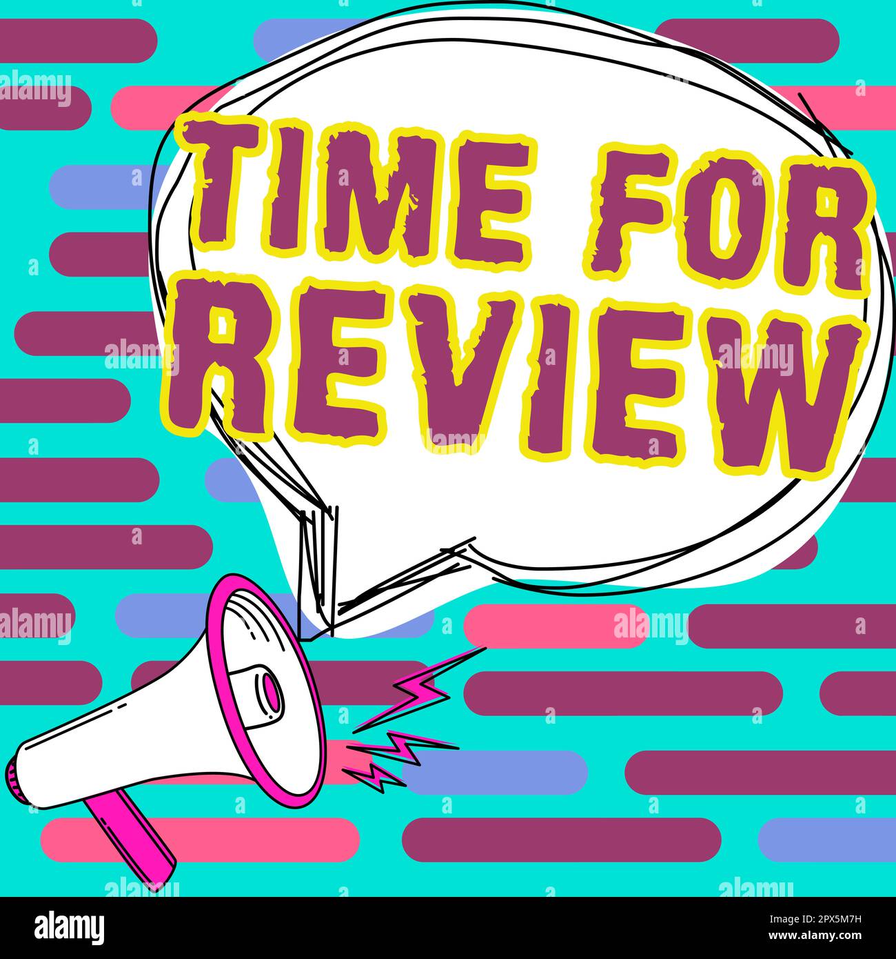 Sign displaying Time For Review, Word for Evaluation Feedback Moment ...