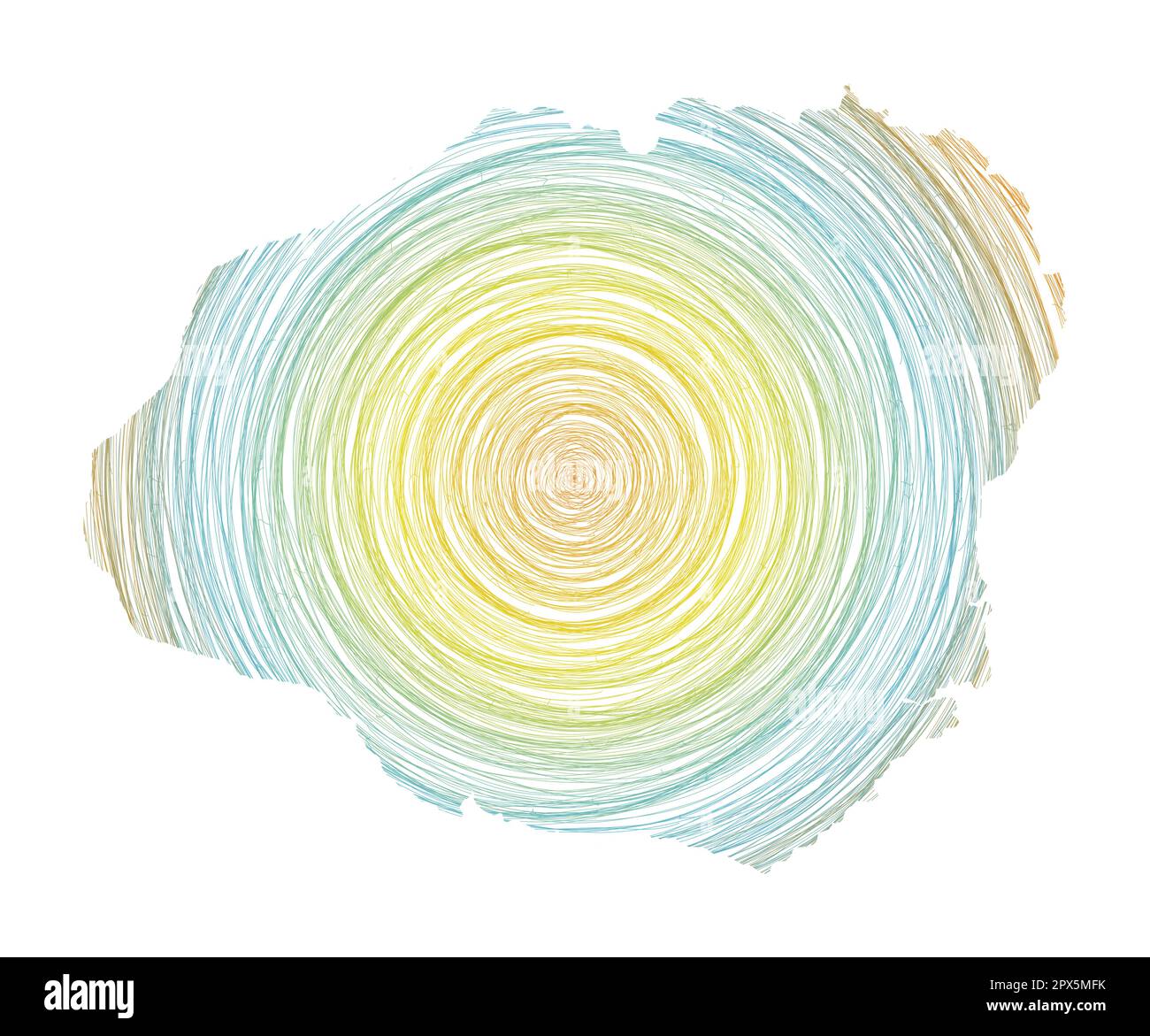Concentric circles in nature Stock Vector Images - Alamy