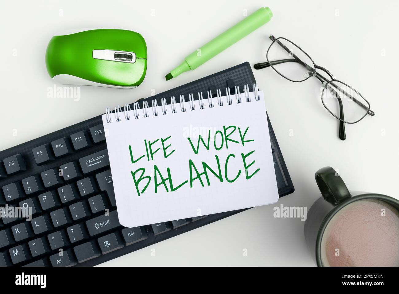 Conceptual caption Life Work Balance, Concept meaning stability person ...