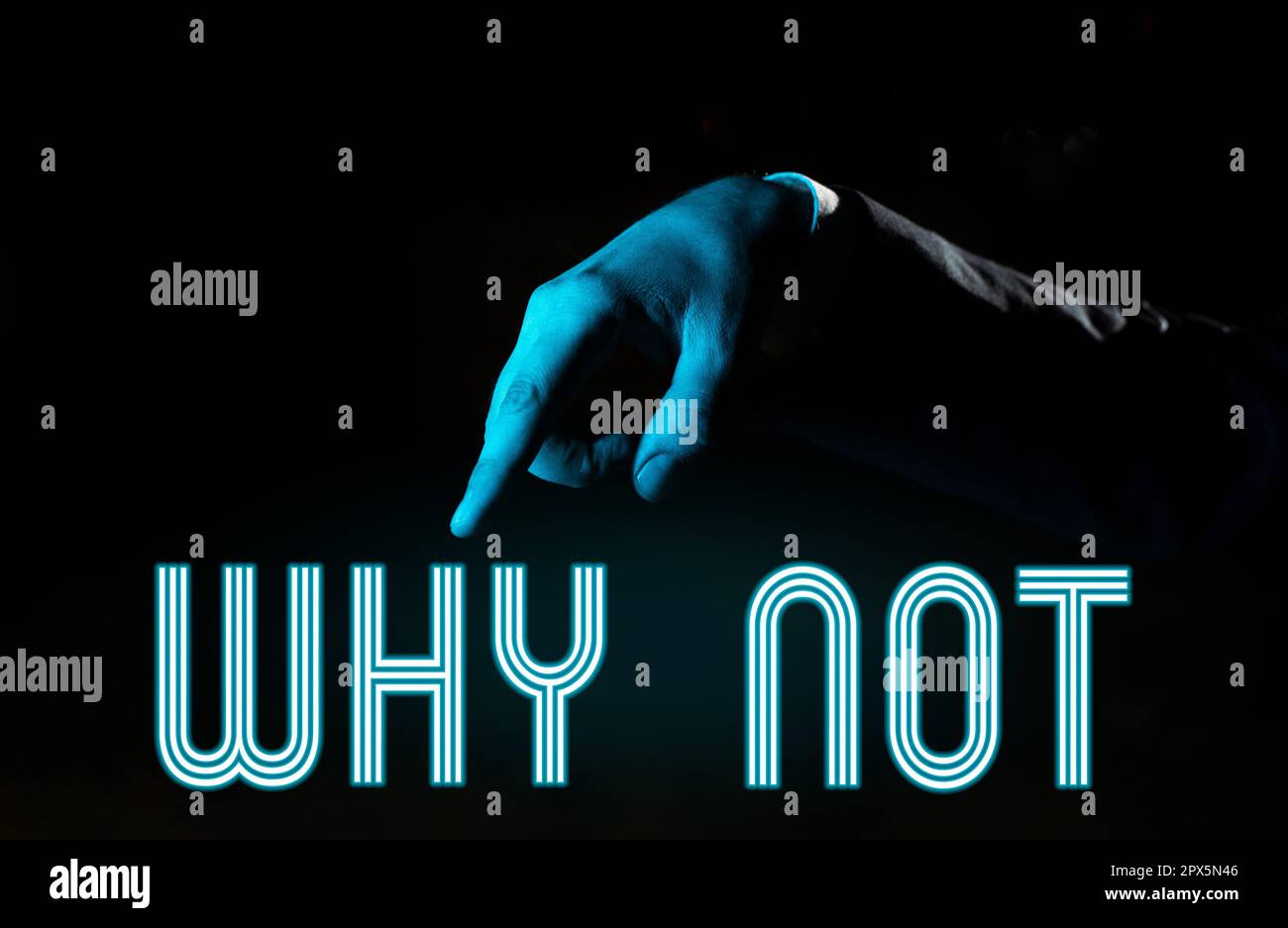 Sign displaying Why Not, Business idea used to make a suggestion or to ...