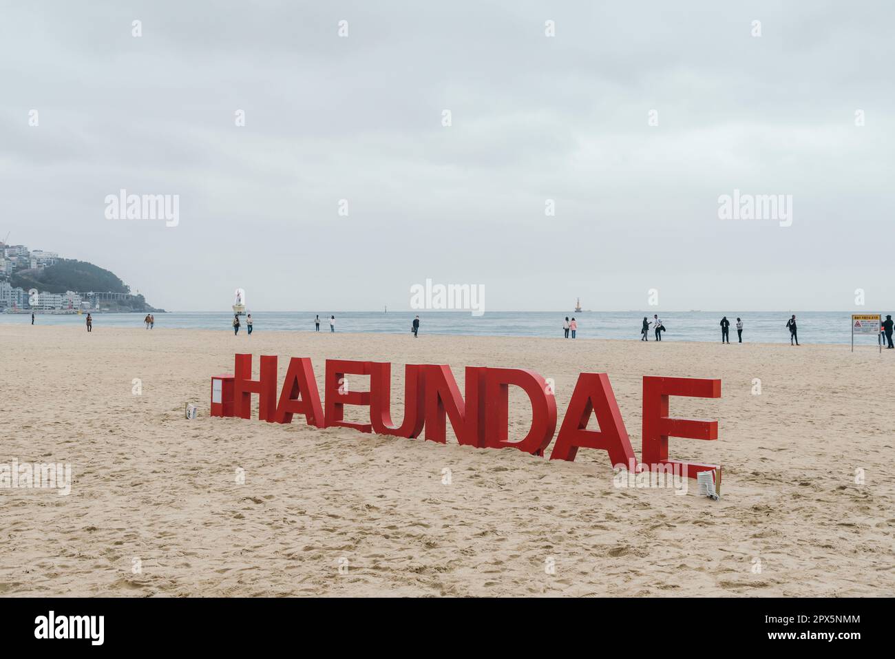 Haeundae beach sand hi-res stock photography and images - Alamy