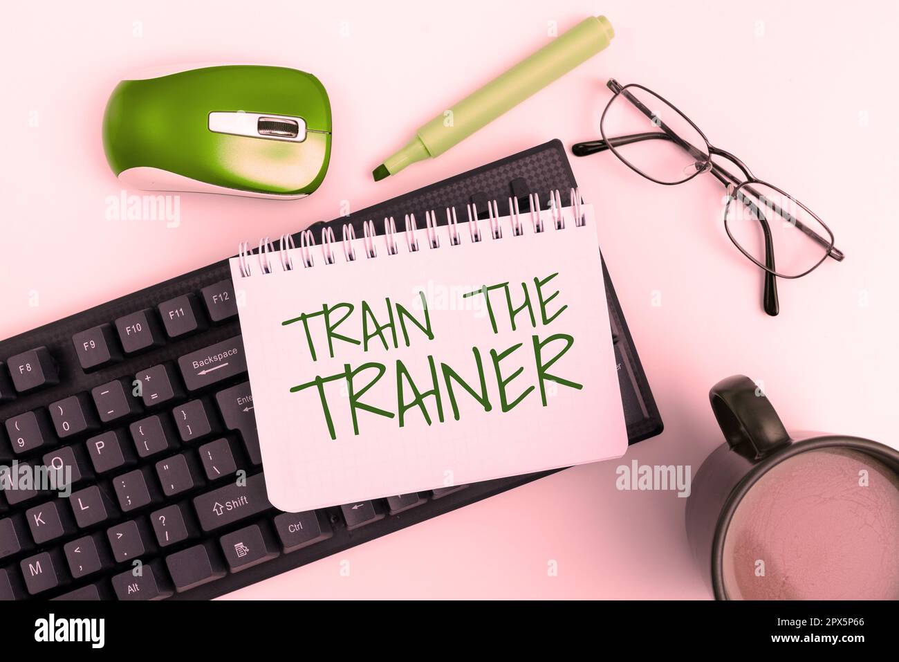 Text caption presenting Train The Trainer, Business idea identified to ...