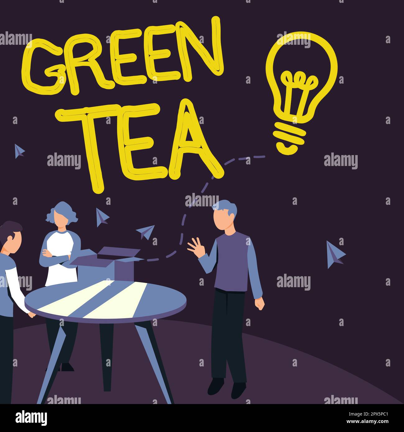 Hand writing sign Green Tea, Word Written on type of tea that is made ...