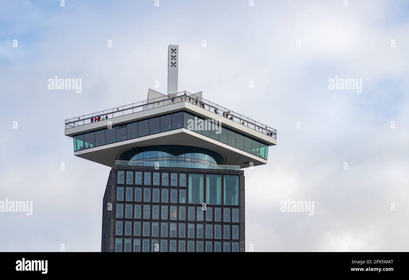 A picture of the observation deck atop the A'DAM Tower Stock Photo - Alamy