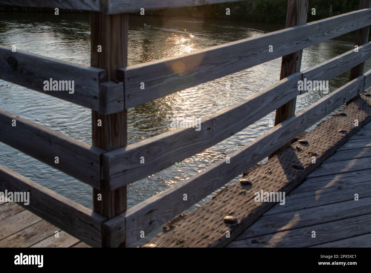 Wood bridge rail over river close up old . High quality photo Stock ...