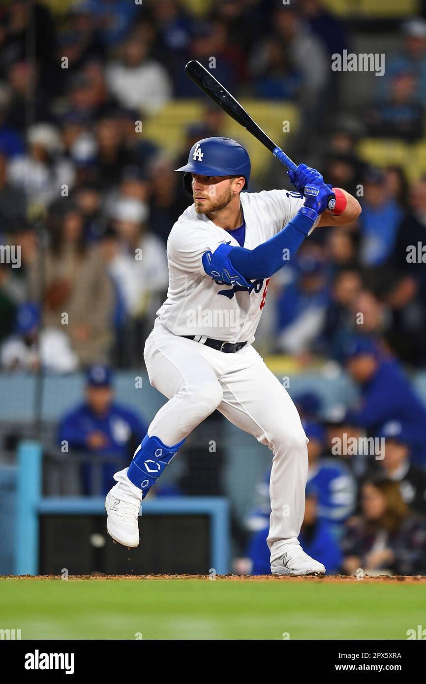 LOS ANGELES, CA - MAY 01: Los Angeles Dodgers second baseman Michael ...