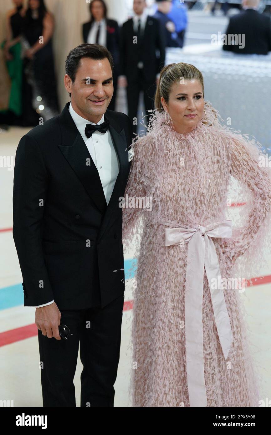 New York, NY, USA. 1st May, 2023. Roger Federer, Mirka Federer at ...