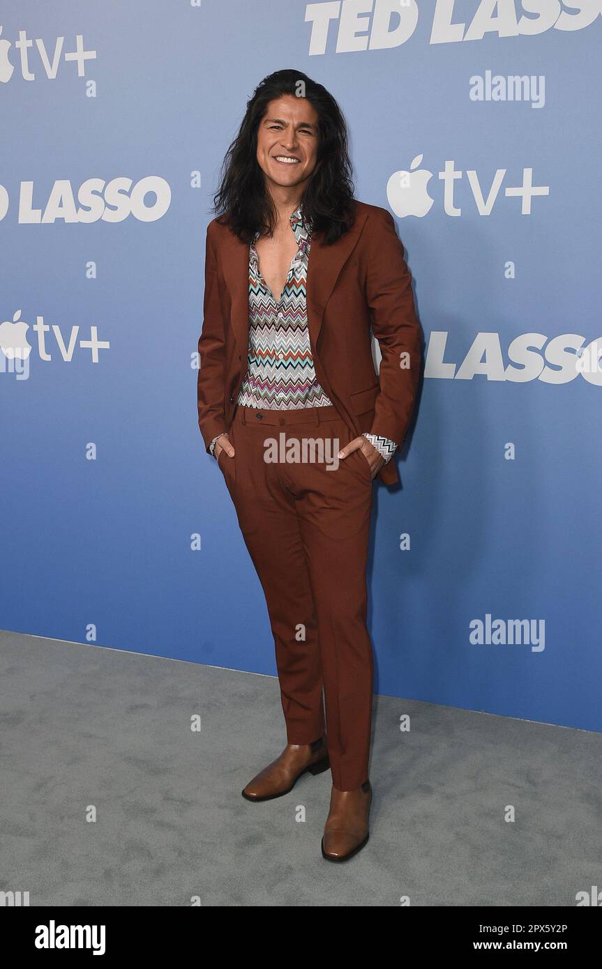 Cristo Fernandez arrives at "Ted Lasso" Day on Monday, May 1, 2023, at ...