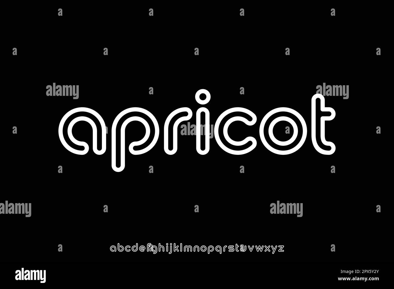 Modern playful outline display font vector Stock Vector Image & Art - Alamy Modern playful outline display font vector Stock Vector Image & Art - Alamy