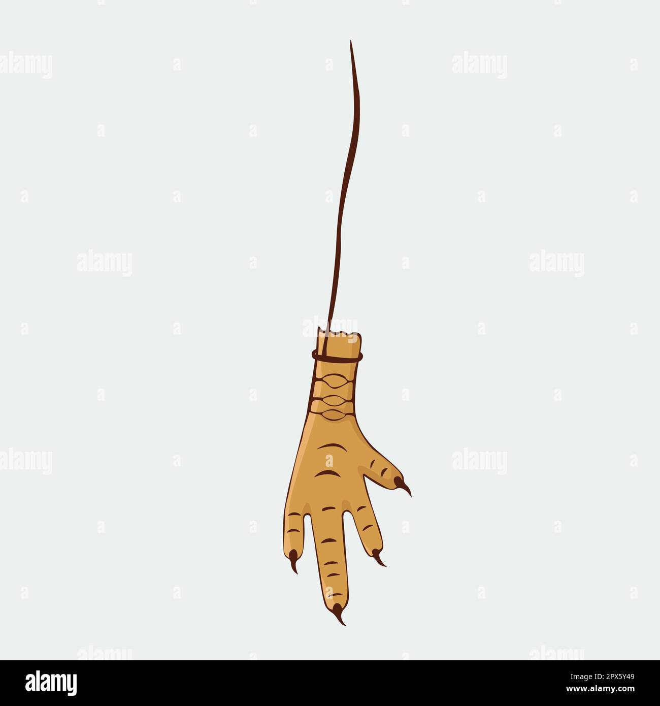 Vector illustration hand-drawn doodle style chicken leg Stock Vector ...