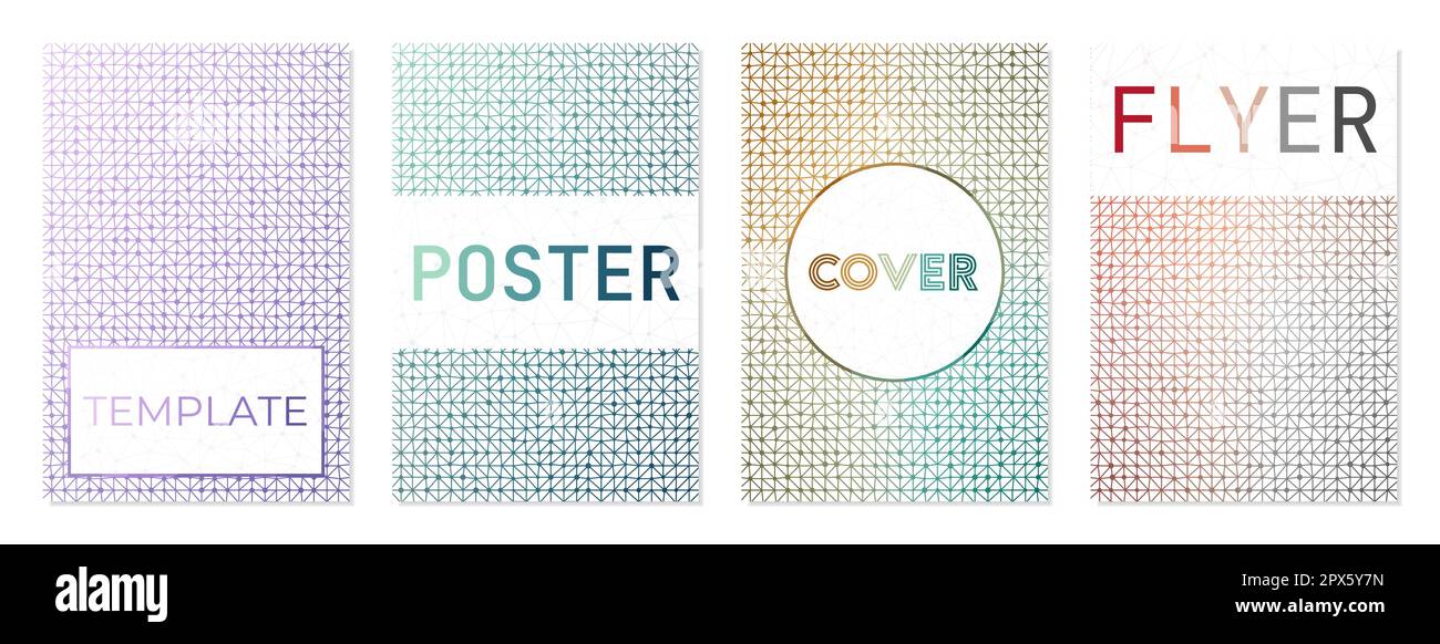 A4 brochure cover sheets. Can be used as cover, banner, flyer, poster ...