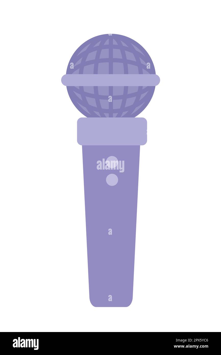 Handheld wireless mic Stock Vector Images - Alamy
