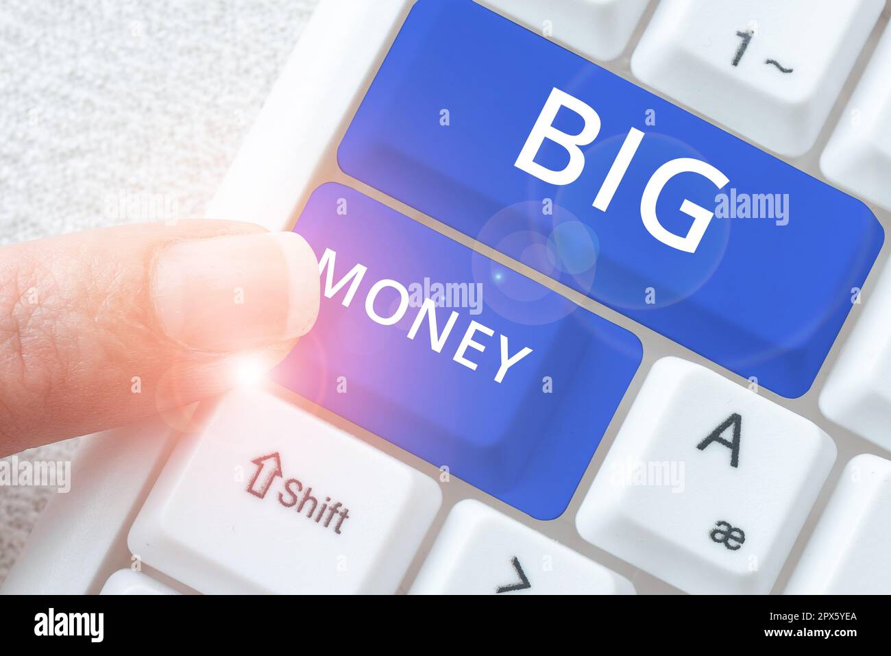 Writing displaying text Big Money, Conceptual photo Pertaining to a lot ...