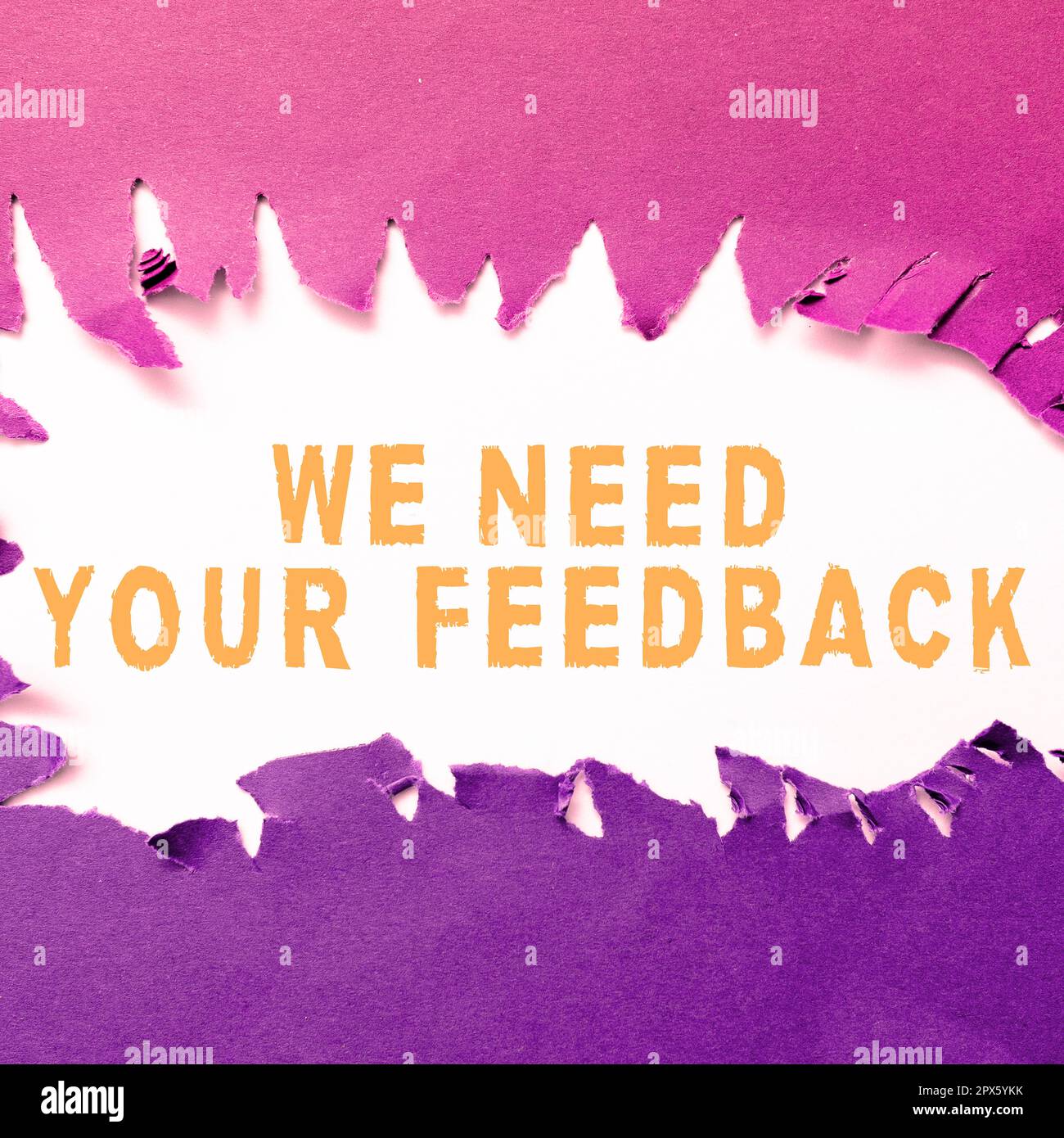 Text caption presenting We Need Your Feedback, Business idea Give us ...