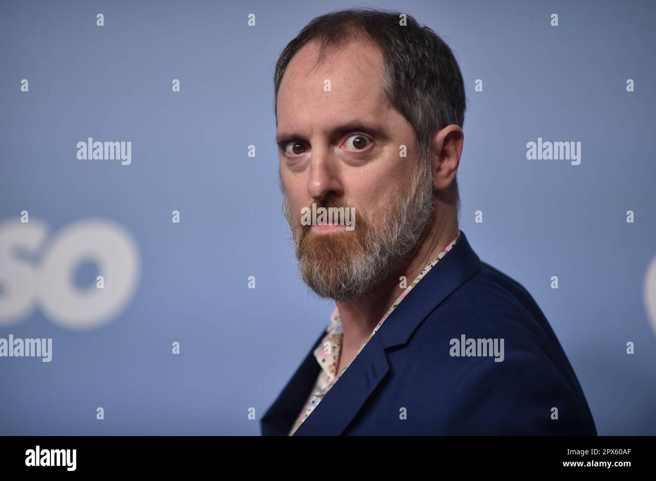 Brendan Hunt arrives at "Ted Lasso" Day on Monday, May 1, 2023, at Goya ...