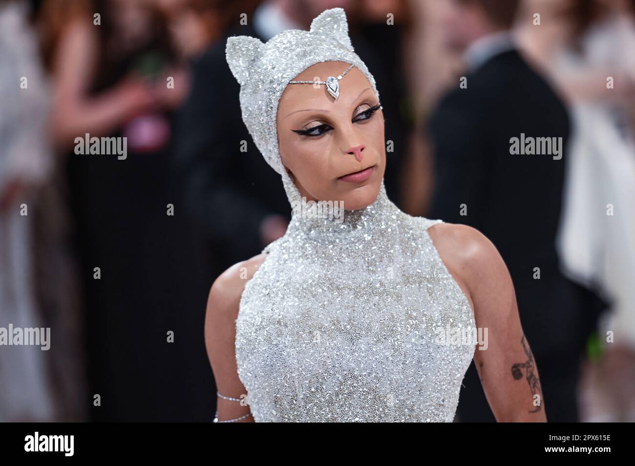 New York, USA. 01st May, 2023. Doja Cat walking on the red carpet at ...