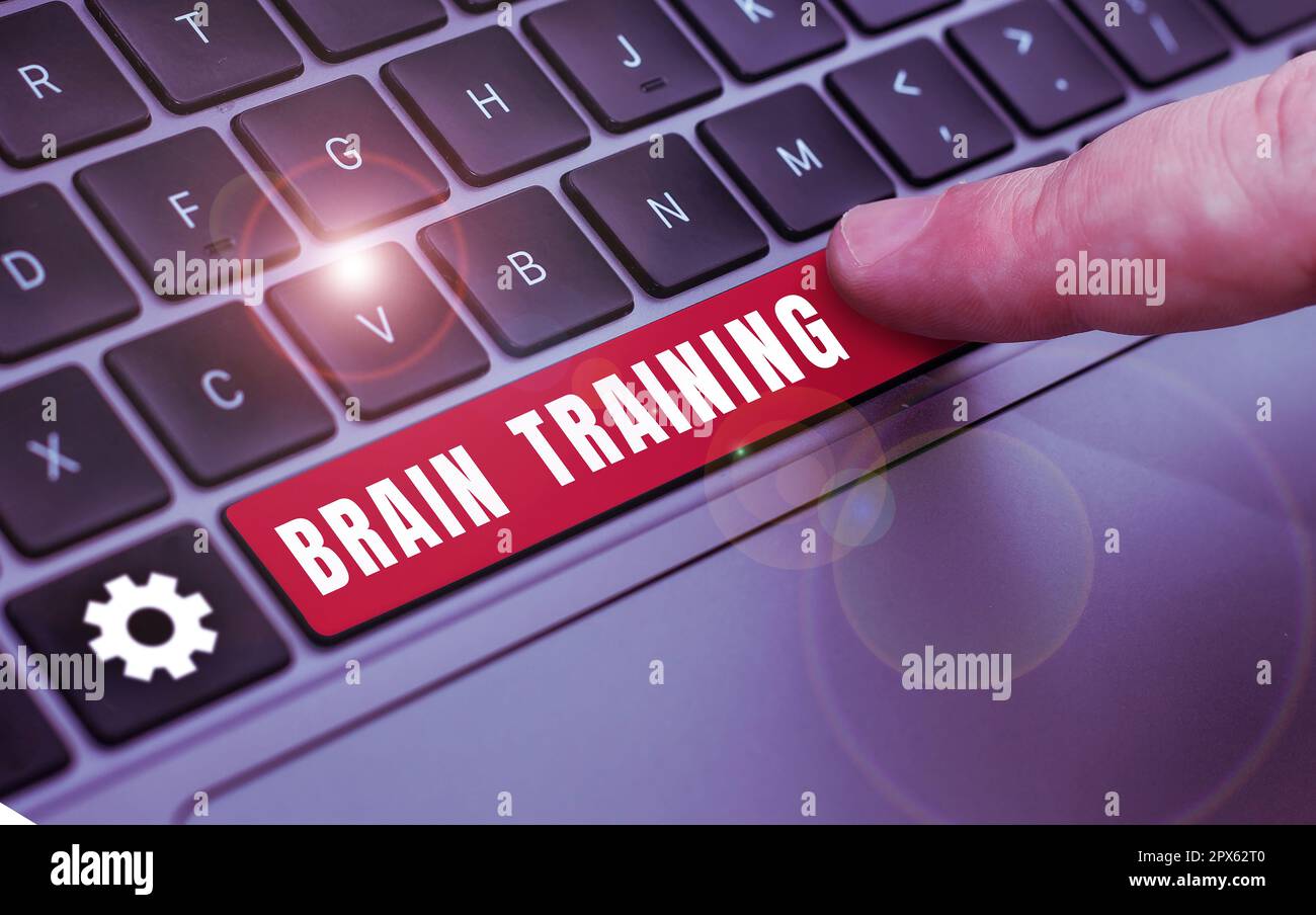 Conceptual display Brain Training, Concept meaning mental activities to ...