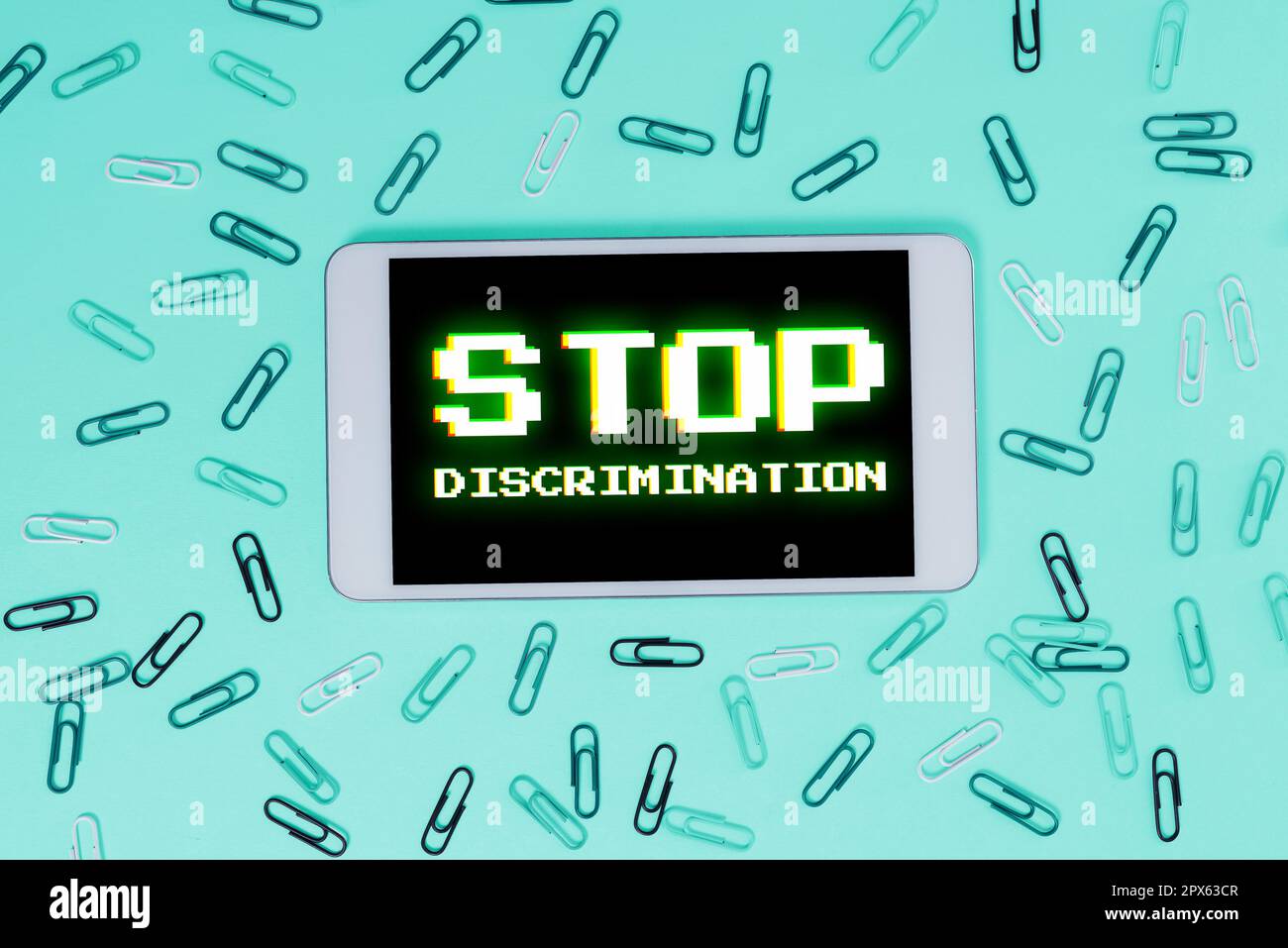 Text caption presenting Stop Discrimination, Business concept Prevent ... Text caption presenting Stop Discrimination, Business concept Prevent ...