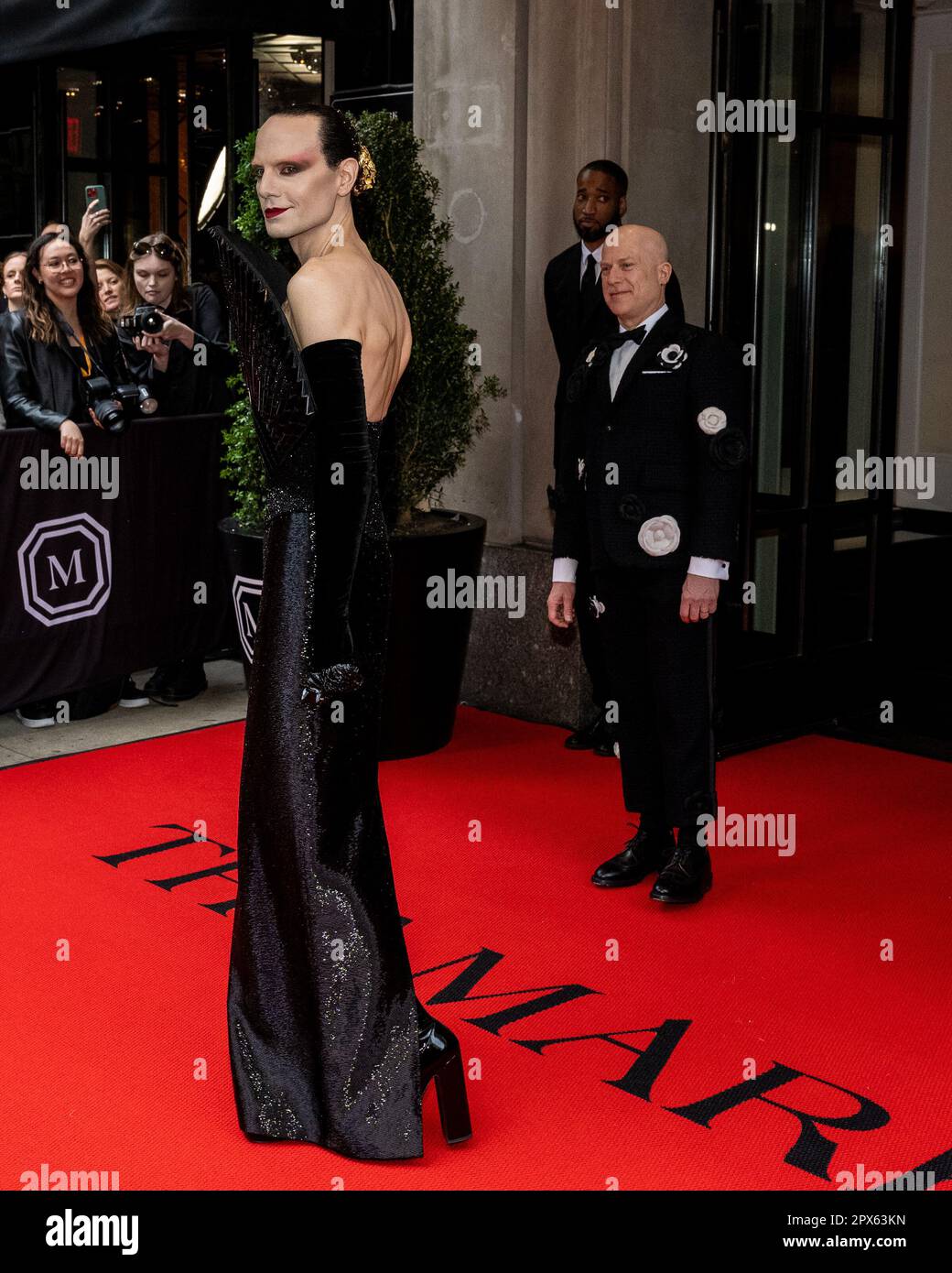 New York, USA. 01st May, 2023. Jordan Roth and Richie Jackson depart ...