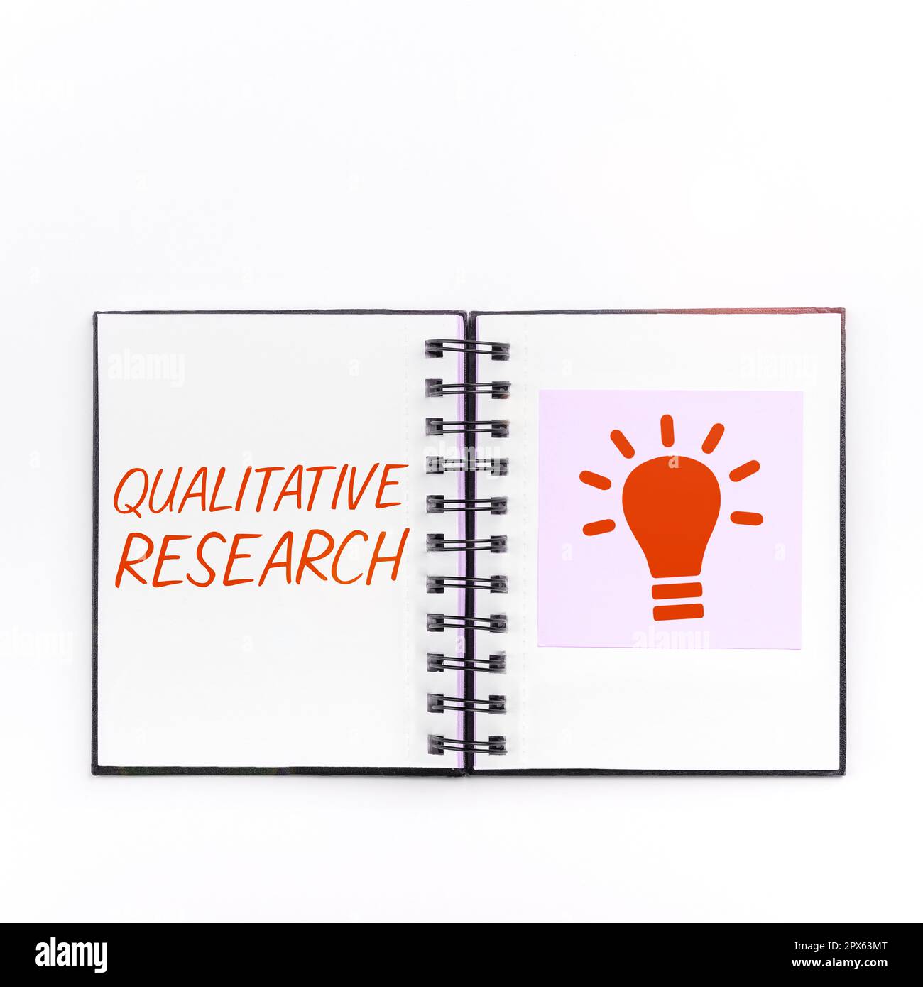 Hand writing sign Qualitative Research, Business approach Certified to ...