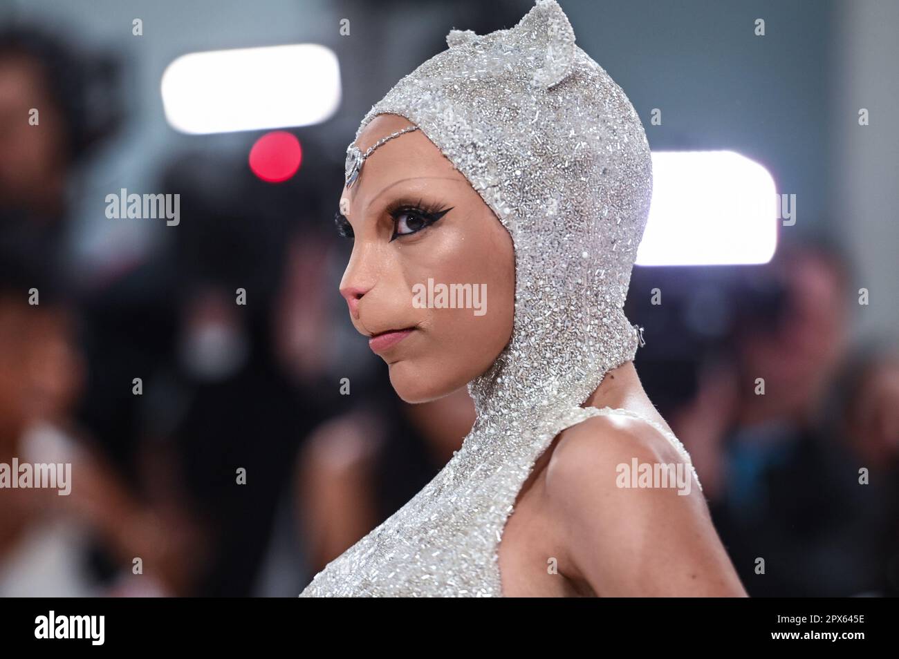 New York, USA. 01st May, 2023. Doja Cat walking on the red carpet at ...