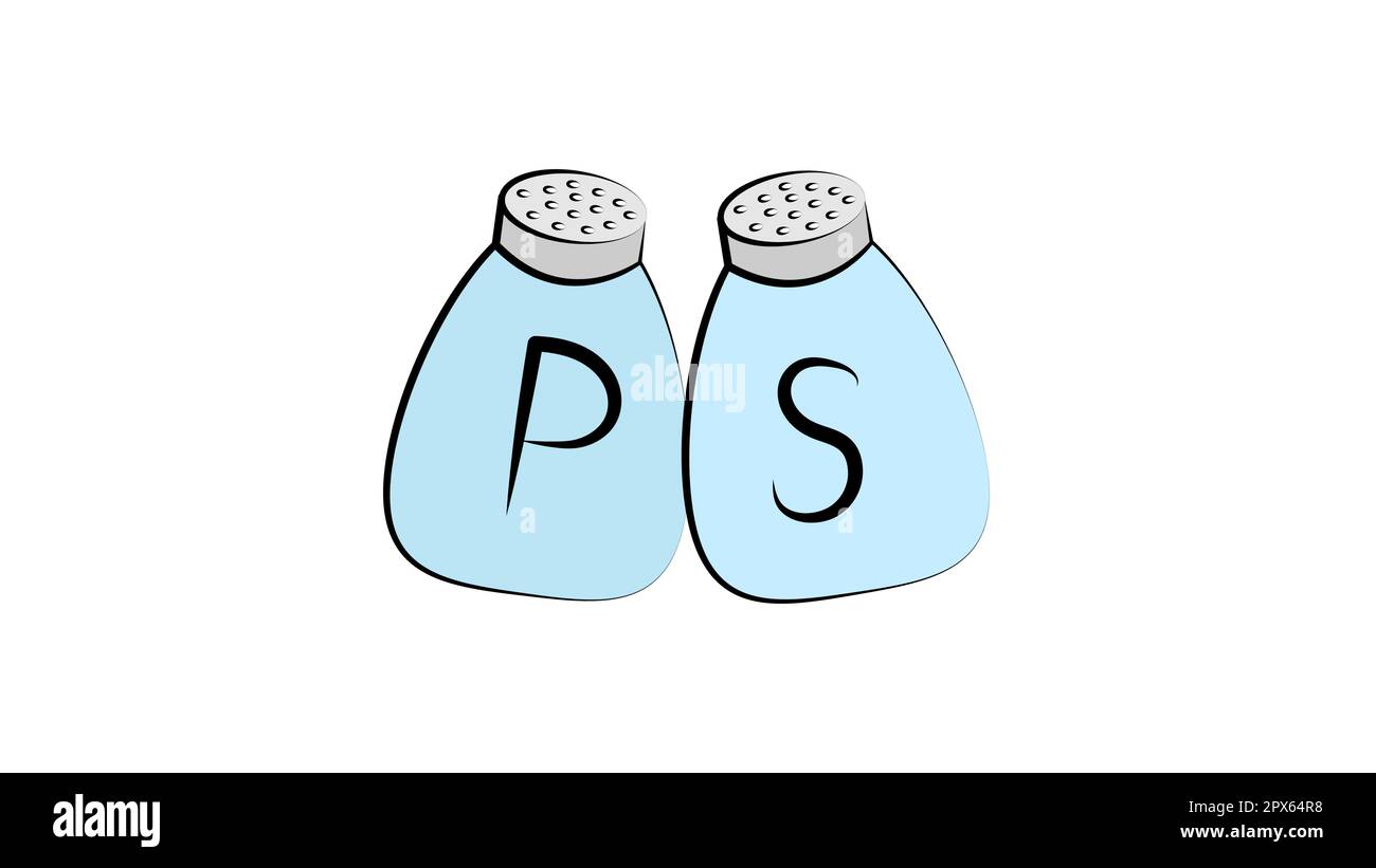 Cartoon Salt And Pepper Shakers