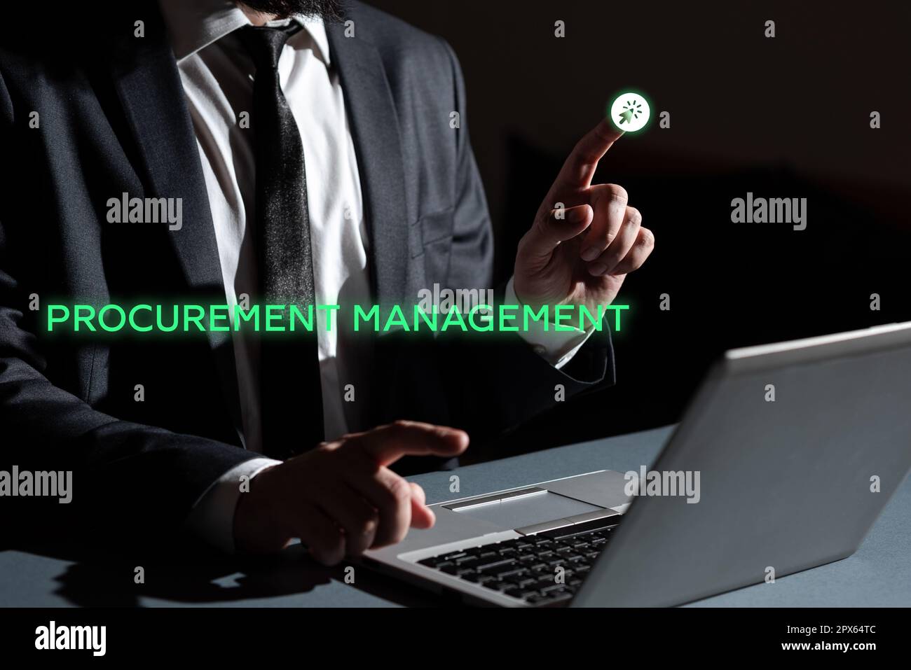 Conceptual display Procurement Management, Business showcase buying ...