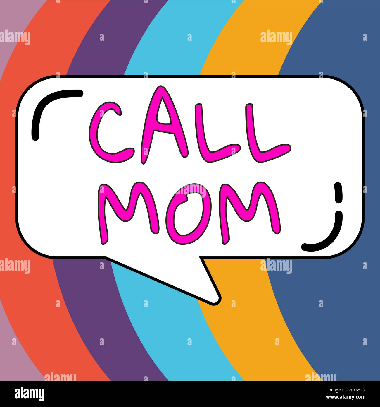 Conceptual display Call Mom, Business concept Attempting to communicate ...
