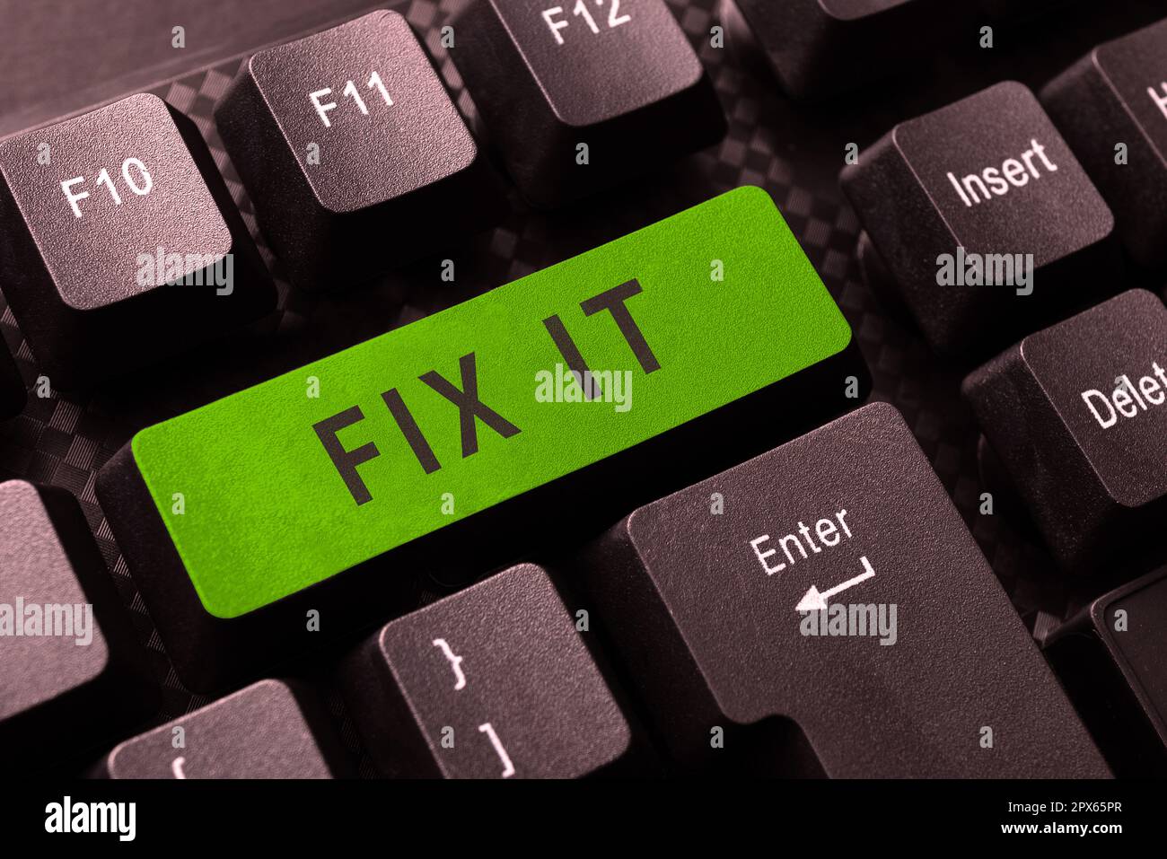 Writing displaying text Fix It, Business concept Fasten something ...