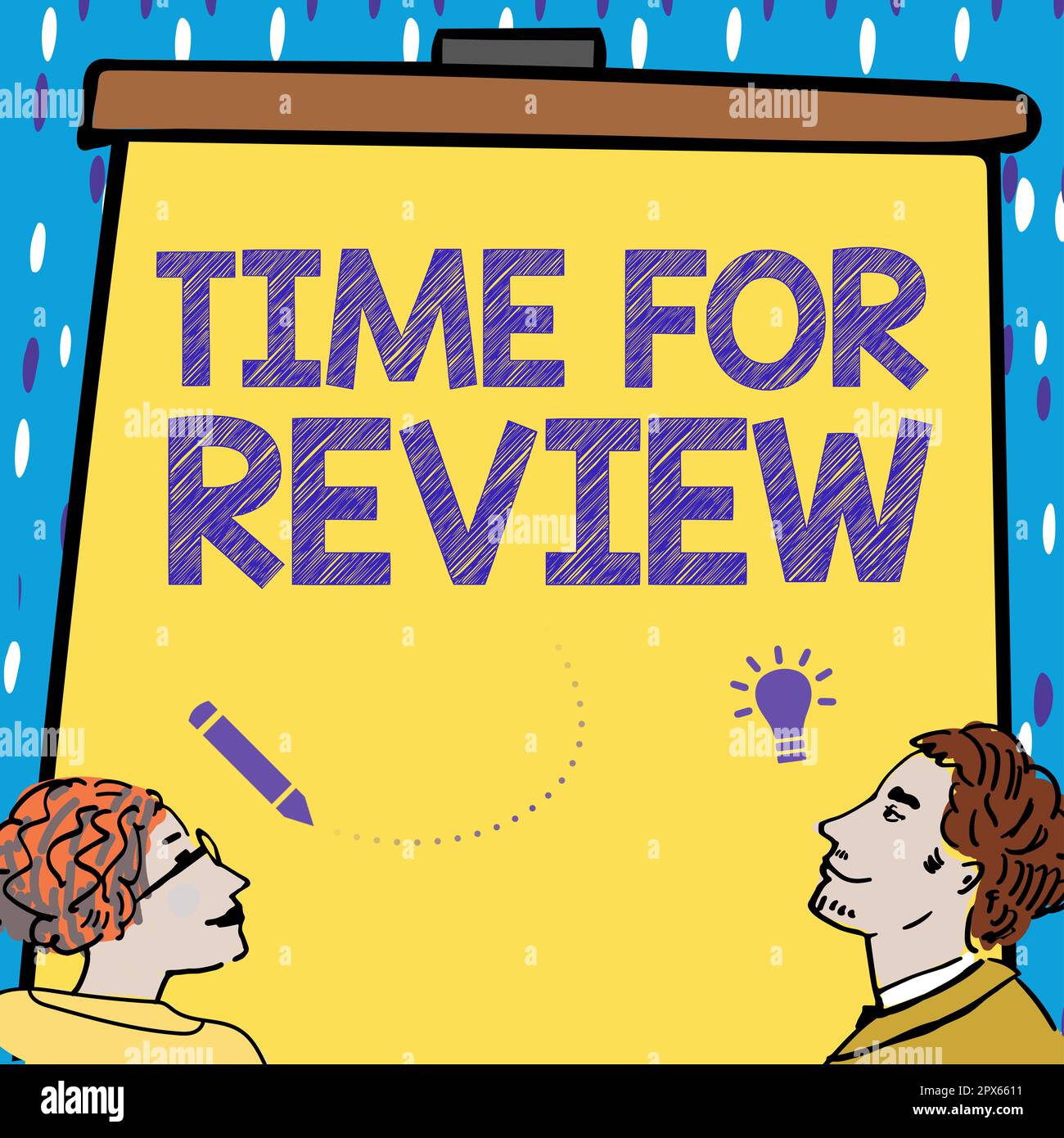 Inspiration showing sign Time For Review, Business idea Evaluation ...