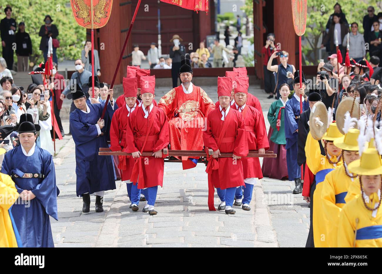 02nd May, 2023. Joseon Dynasty king's birthday ceremony reenacted ...