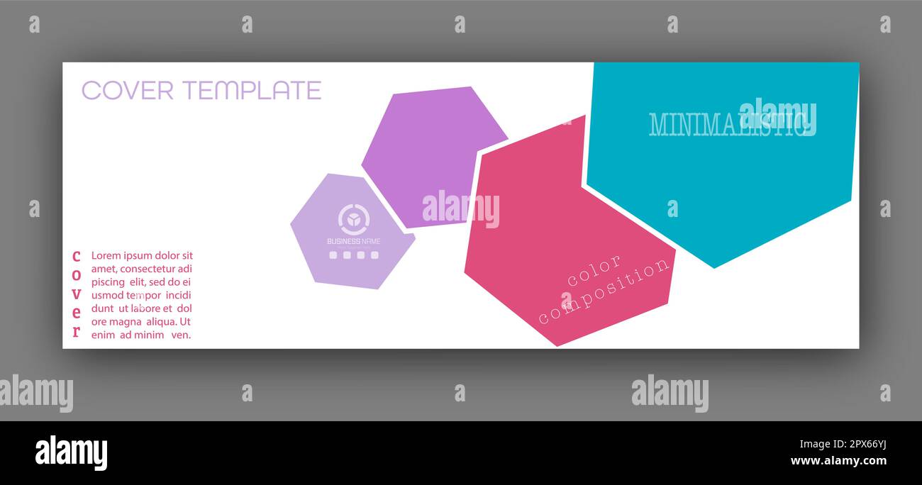 Layout for the cover of a book, brochure, booklet or catalog with ...