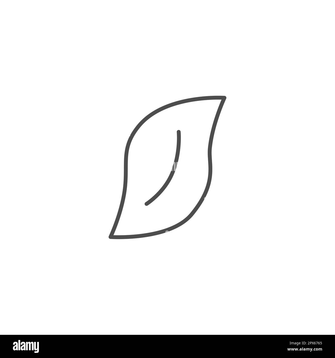 Leaf related vector linear icon Stock Vector Image & Art - Alamy