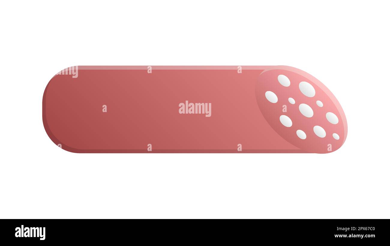 Cured meat background Stock Vector Images - Alamy