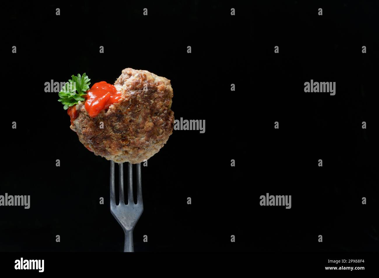 Bitten meat hi-res stock photography and images - Alamy