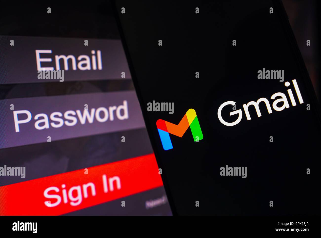 Gmail login hi-res stock photography and images - Alamy