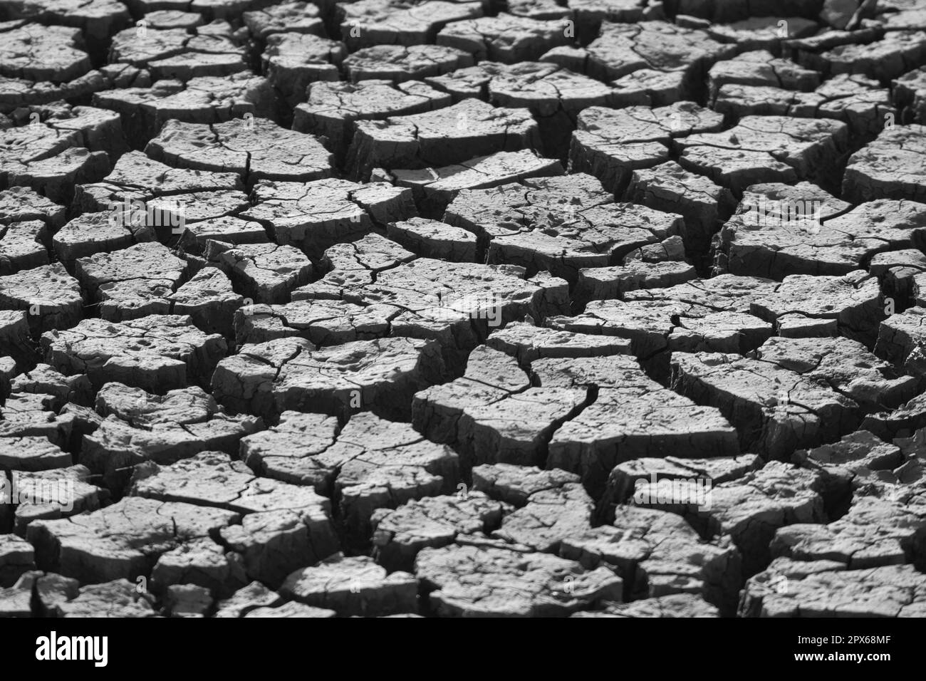 Cracked dry lake bed in hi-res stock photography and images - Alamy