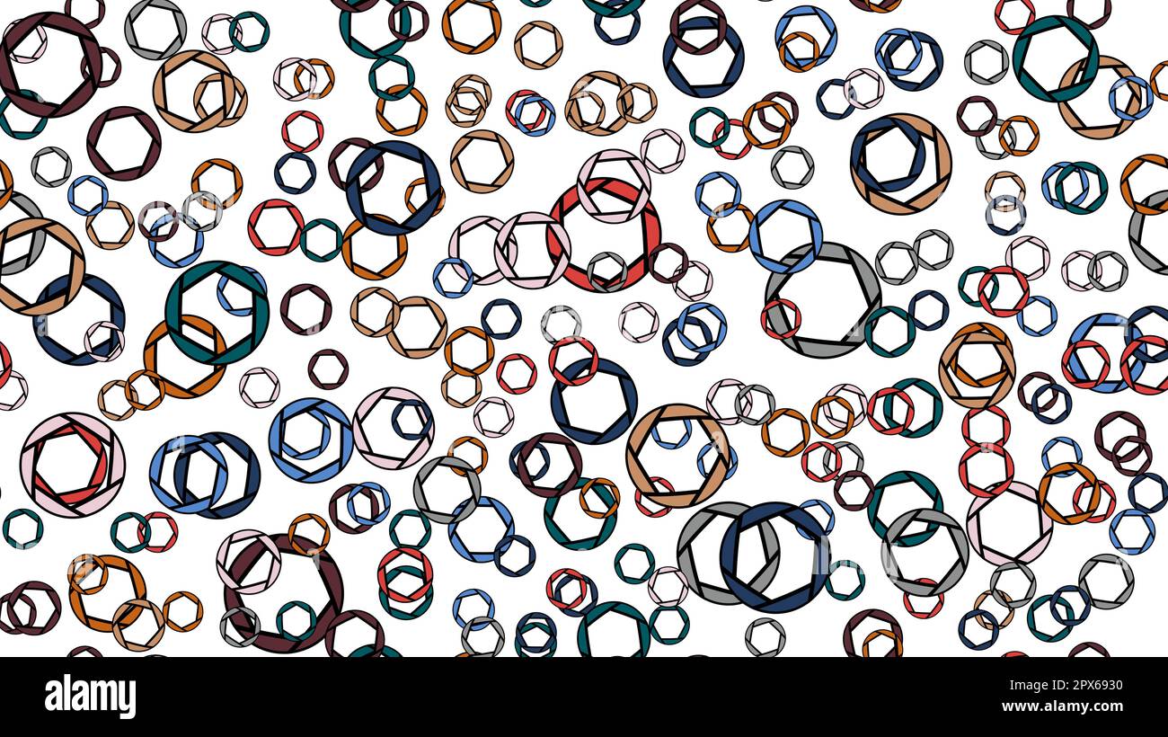 Bright motley pattern seamless texture of a multitude of different ...