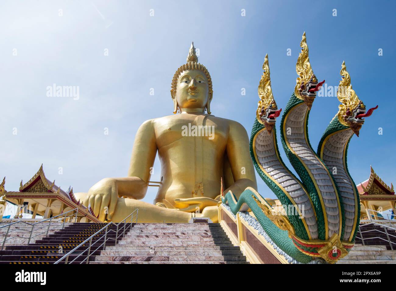the Wat Muang in the Village of Wiset Chai Chan in the Province of Ang ...